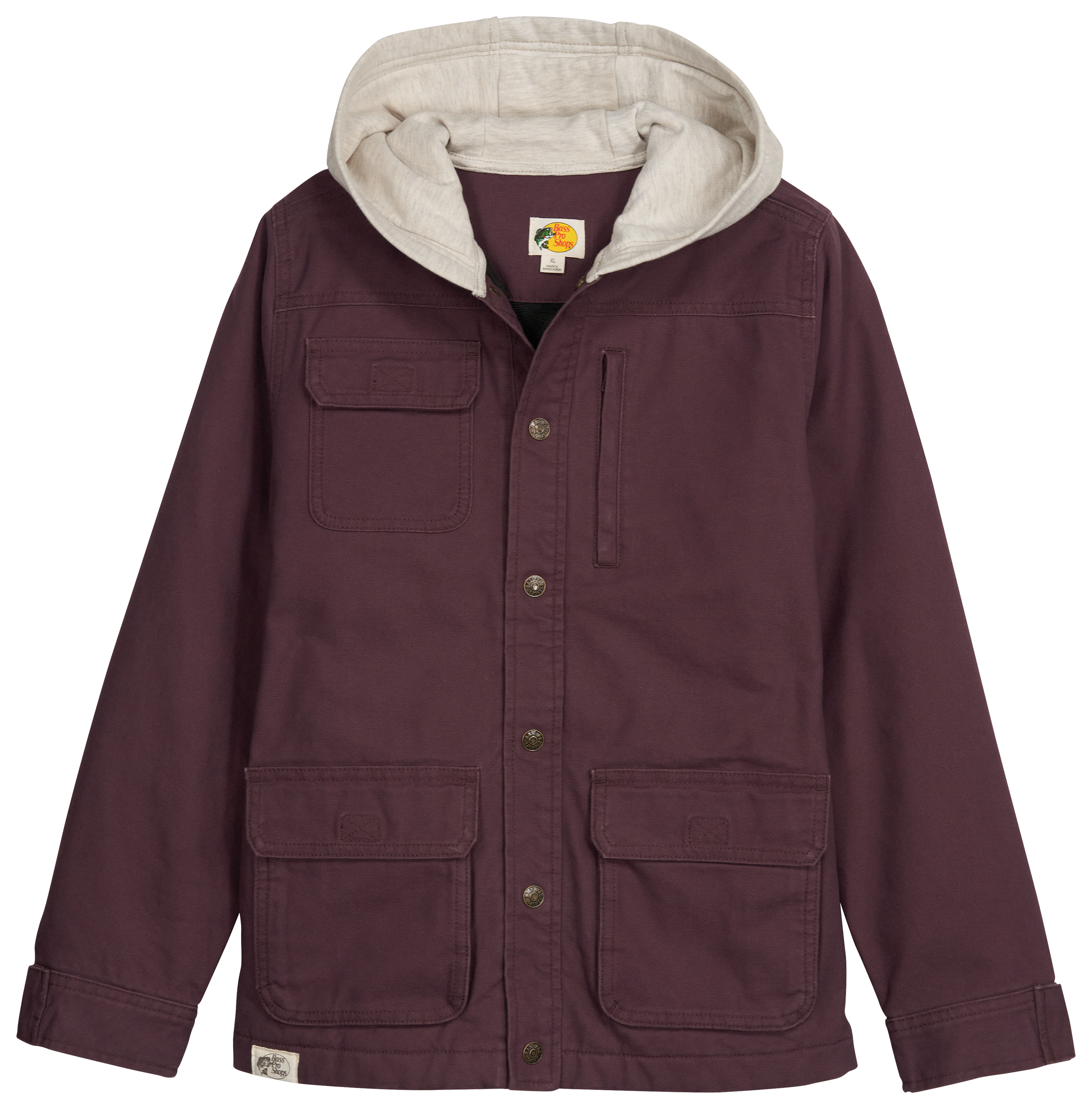 Bass Pro Shops Snap-Front Hooded Work Jacket for Kids | Bass Pro Shops